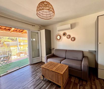 Studio Tout Confort - Clim - Terrasse - 100m Plage - Presqu'île de Giens