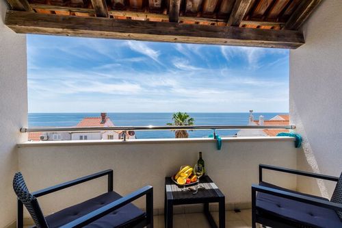 Apartment Petra 14 - Studio Apartment With Balcony And Sea View - Dubrovnik