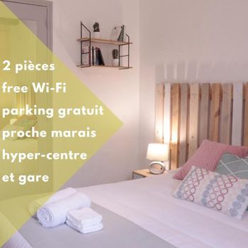 Le Vaillant, Appartement T2, Proche Gare, Hyper-centre Et Marais, 1 à 2 Personnes, Wifi - Centro