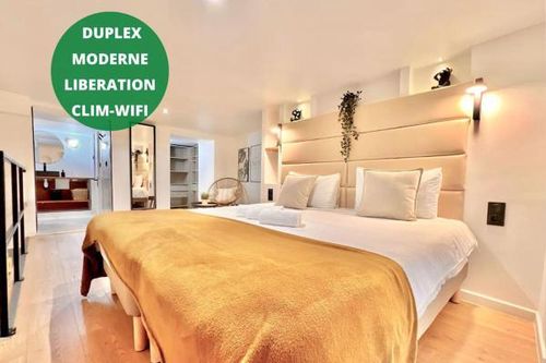 * Duplex Roassal * Modern *Clim * Wifi *Liberation - Gare de Nice Ville