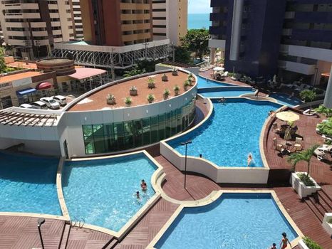 Apto Beira Mar 2 Quartos Com Maquina De Lavar Roupas - Fortaleza