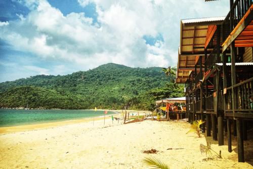 Beachfront Hut Upstairs Astra - Beach Shack Chalet - Tioman Island